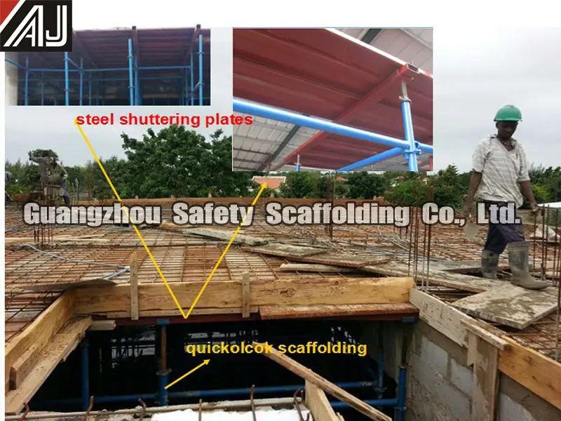 Concrete Slab Formwork Scaffolding System For Floor Concrete Casting ...