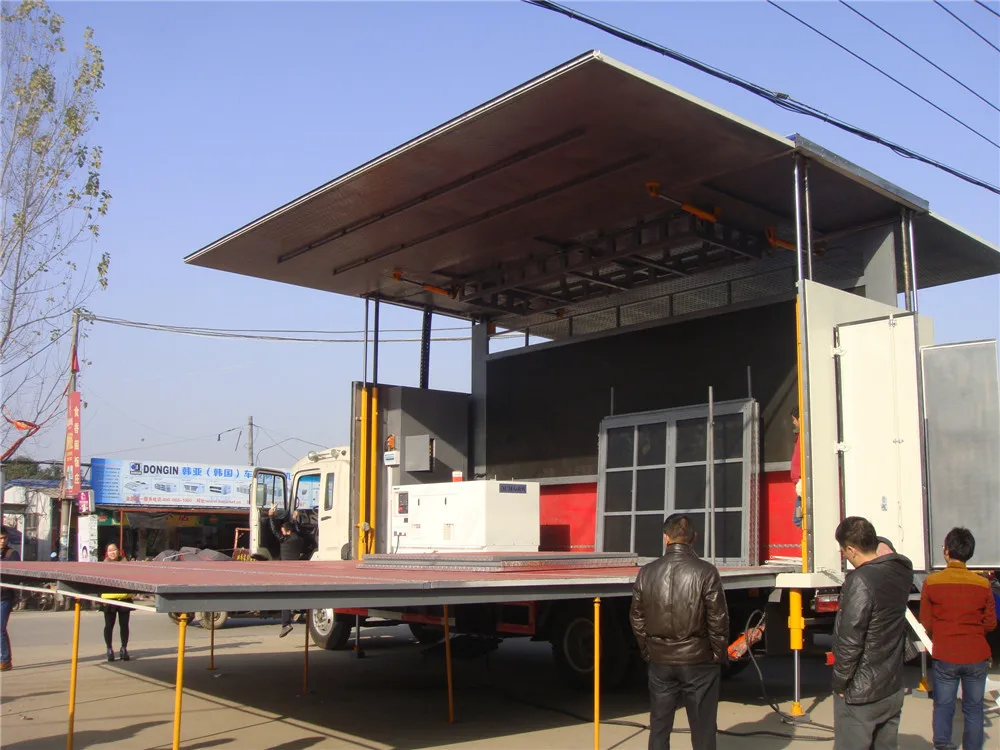 4x2 Jac 40m2 Two Side Foldable Mobile Stage Truck For Sale - Buy Mobile ...