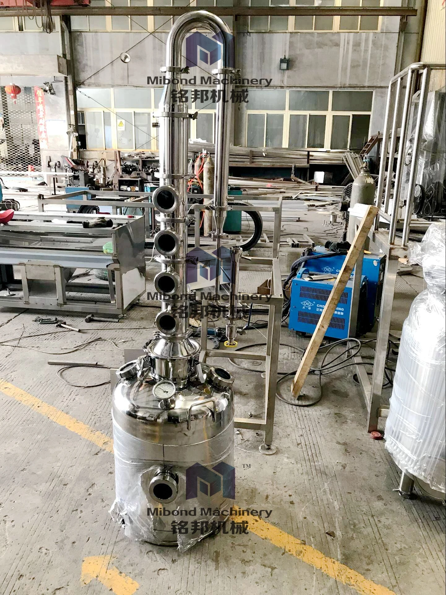 2" 3" 4" 6" Glass Alcohol Distillation Column For Russian Market - Buy ...