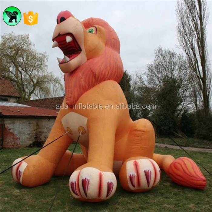 3m High Giant Inflatable Lion - Perfect for Events & Ads