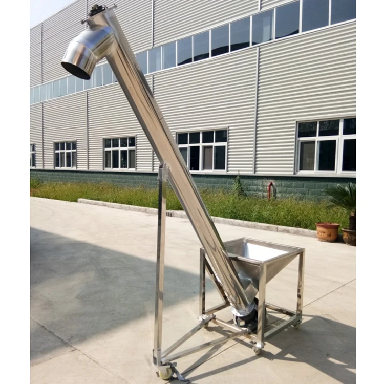 Vibrator Hopper Equipped Powder Elevator Automatic Auger Screw Feeder ...