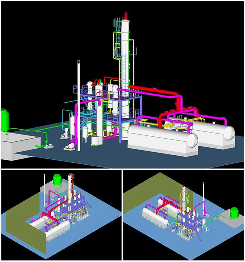 Duplex Cap Valve Trays Vacuum Distill Column Part Industrial ...