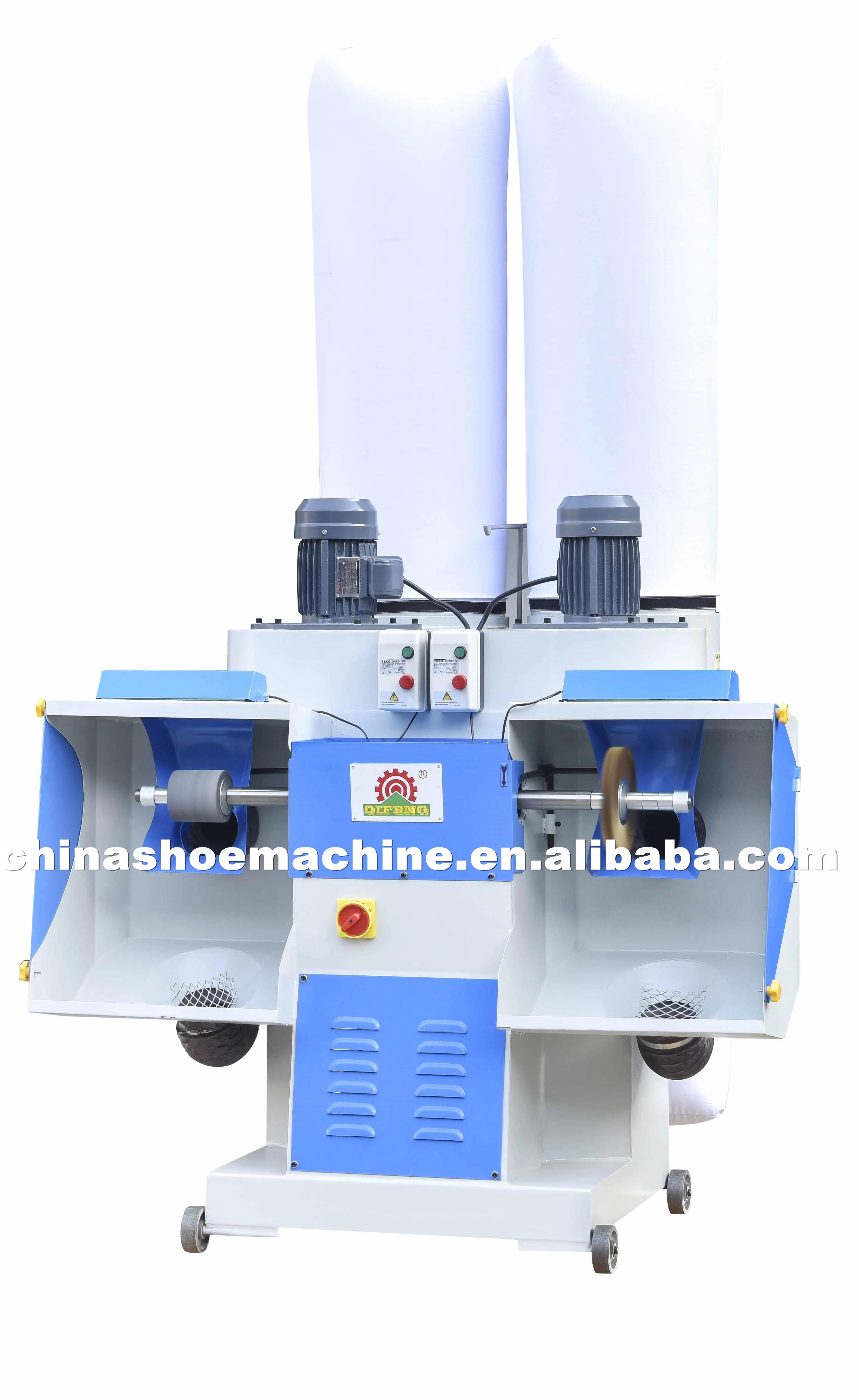 Double-side Roughing Machine With Dust Collected Qf-515-2a Shoe Making ...