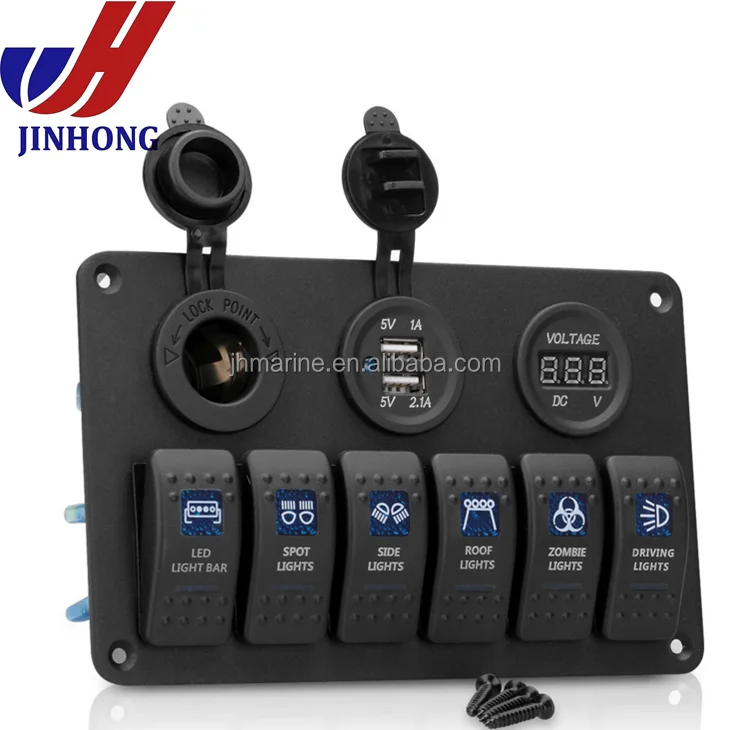12V DC Automotive off Road Light Switch Panel - Dcautomotive