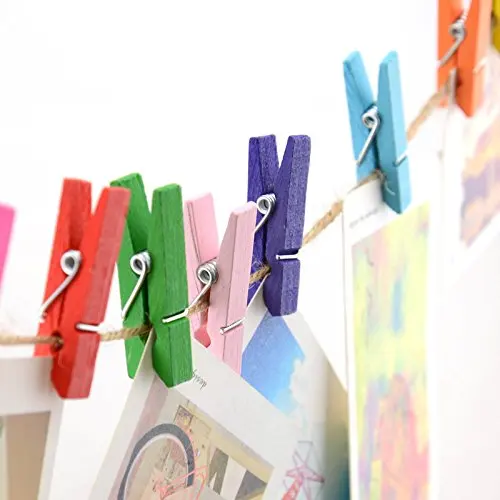 Colorful Wooden Spring Mini Clothespins in Carton| Alibaba.com