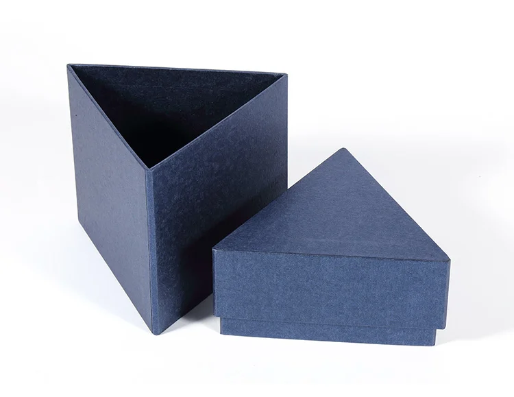 Triangular Prism Christmas Set Up Gift Cardboard Box With Lid - Buy ...