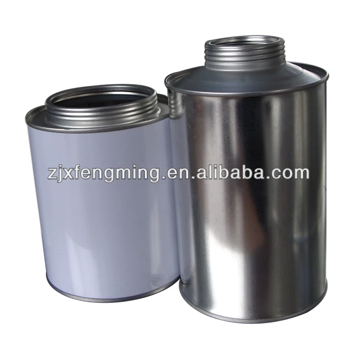 500ml 1000ml Adhesive Tin Can With Metal Stopper And Screw Cap For ...