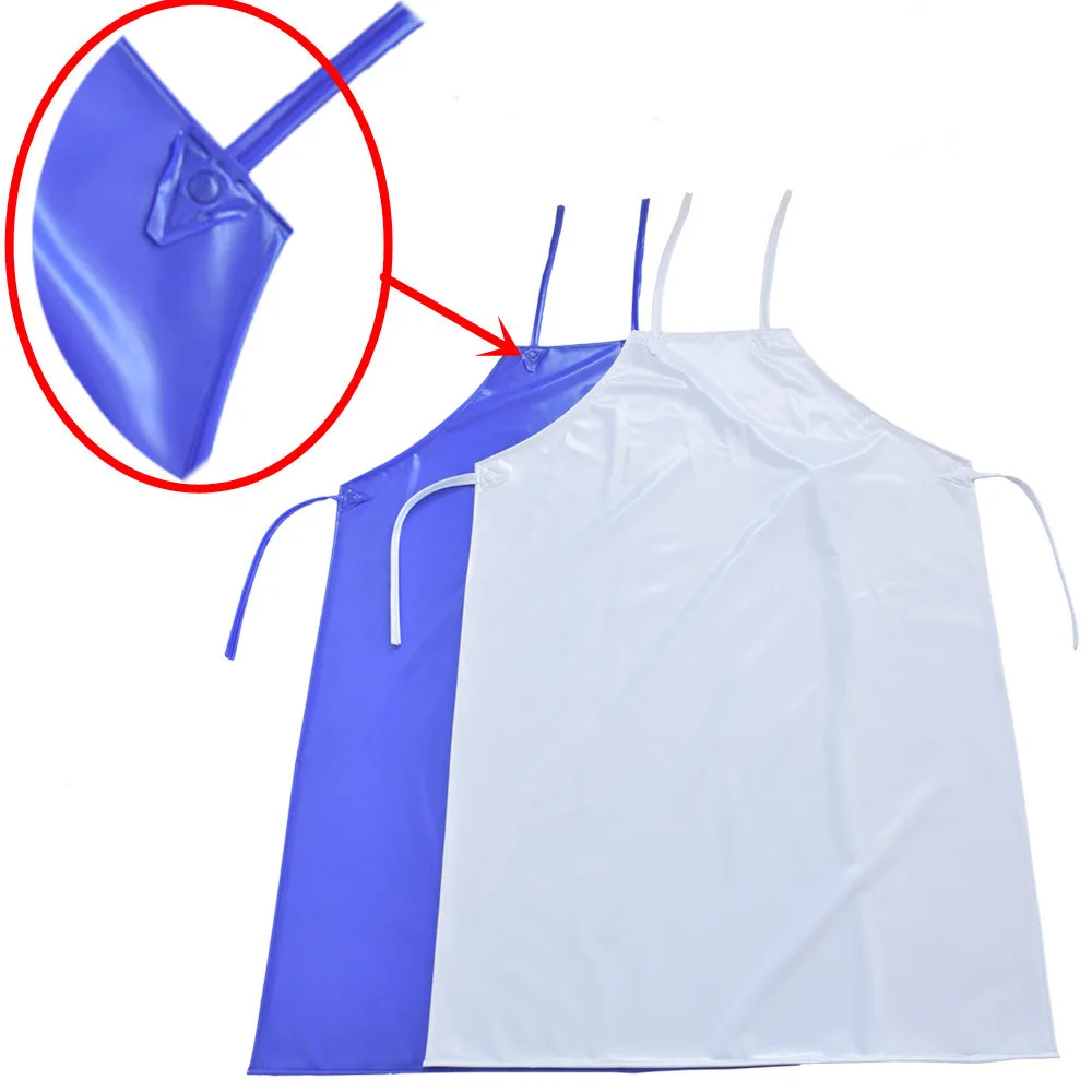 Stock Food Process Waterproof Acid Proof 30um Blue Pvc Apron - Buy Blue ...