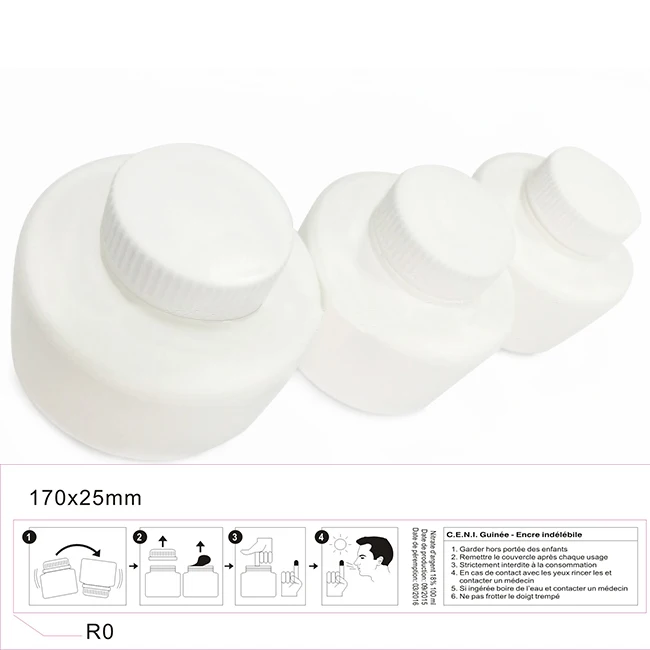 Indelible Ink with 5-25% Silver Nitrate for Voting Purple