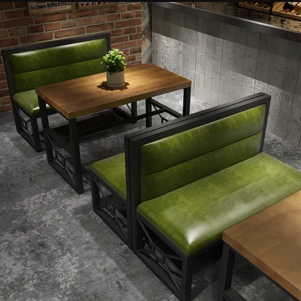 Barbecue Coffee House Lounge Sofa - Retro Industrial Style
