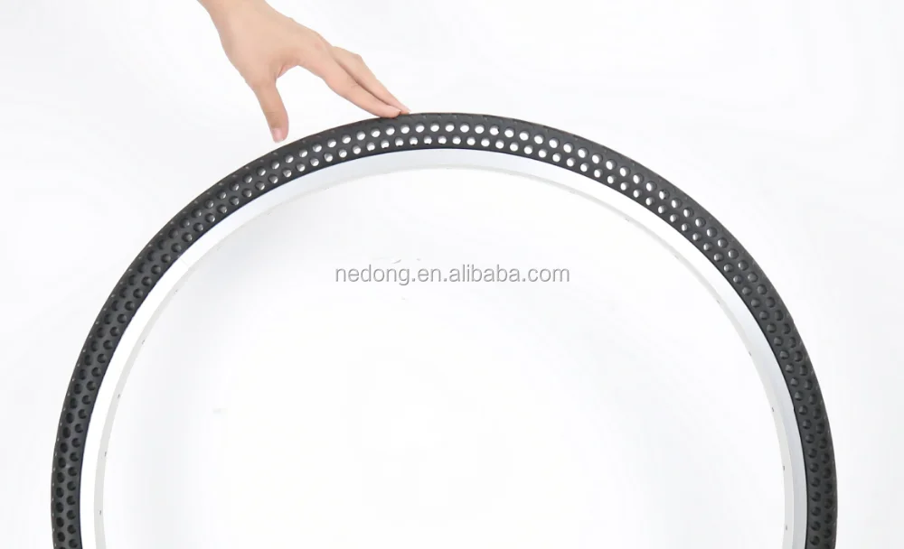 NEDONG 700x35c Bicycle Tire - Durable 28 Inch Airless Tyre