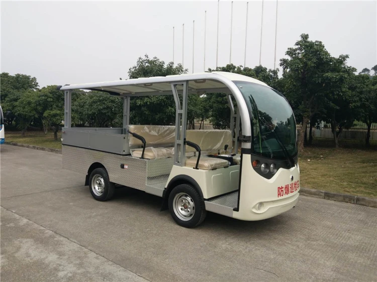 Fully Enclosed Mini Shuttle Bus Sightseeing Bus Tourist Car With Door ...