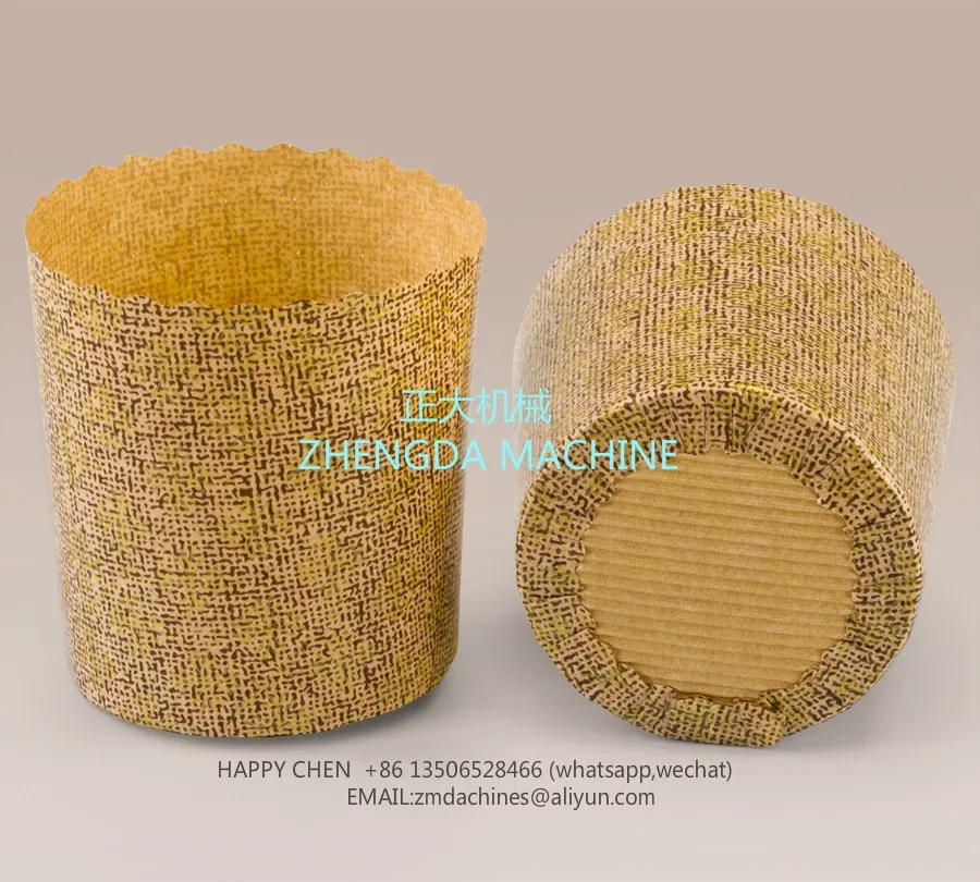 Panettone Baking Moulds & Paper Cups - Italian Muffin Packing Machine