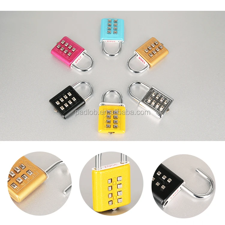 H303 Easy To Carry Push Button 8 Number Combination Lock For Outdoor ...
