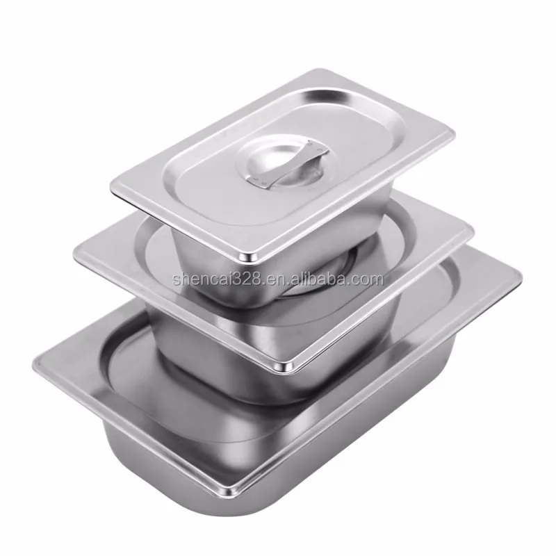 Stainless Steel Gastronom Ice Cream Container - Durable & Versatile