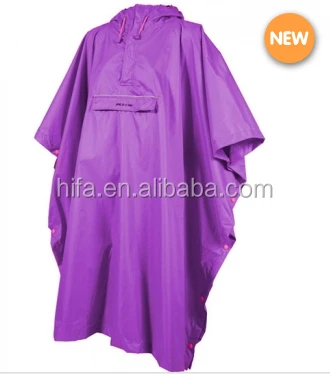 Adult Rain Cape Nylon Rain Poncho Waterproof Breathable Poncho Camp ...