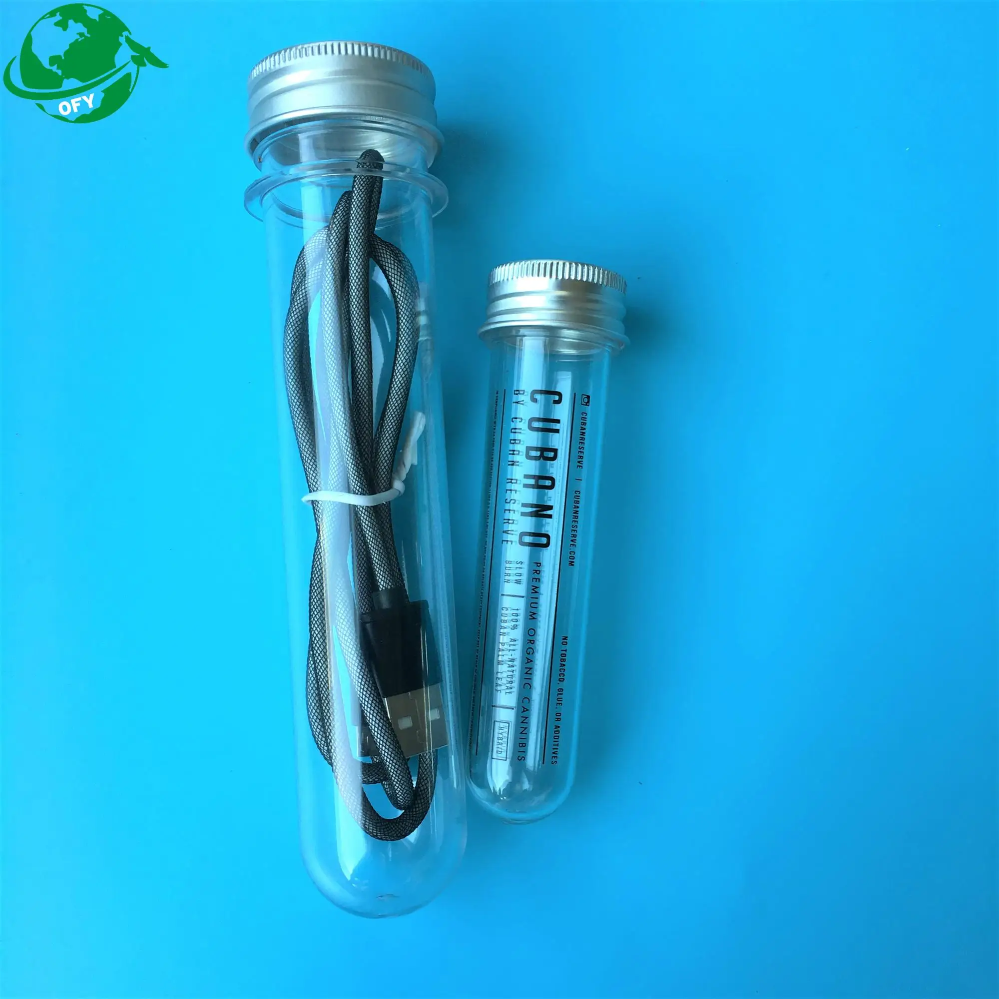 Plastic Clear Pet Test Tube Bottle With Screw Cap - Buy Plastic Pet ...