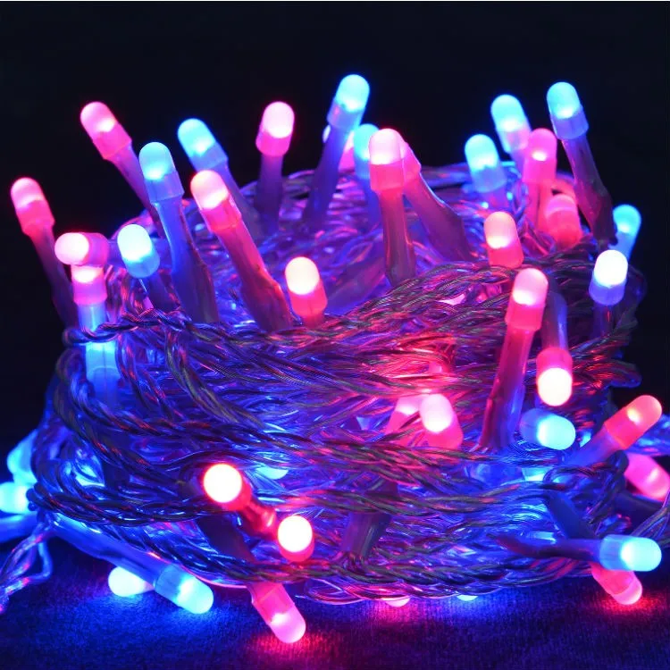 Battery Operated Led Color Pearl String Lights With Fluo - Buy String ...