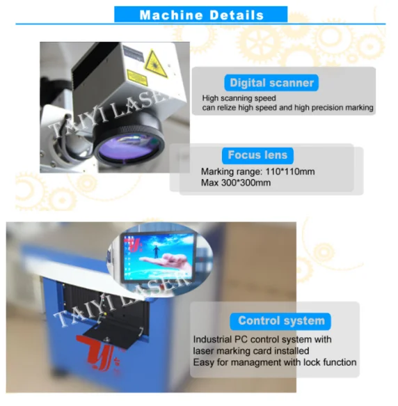 De Alta Precisión De Madera Marcador Láser Rofin Máquina - Buy Marcador ...