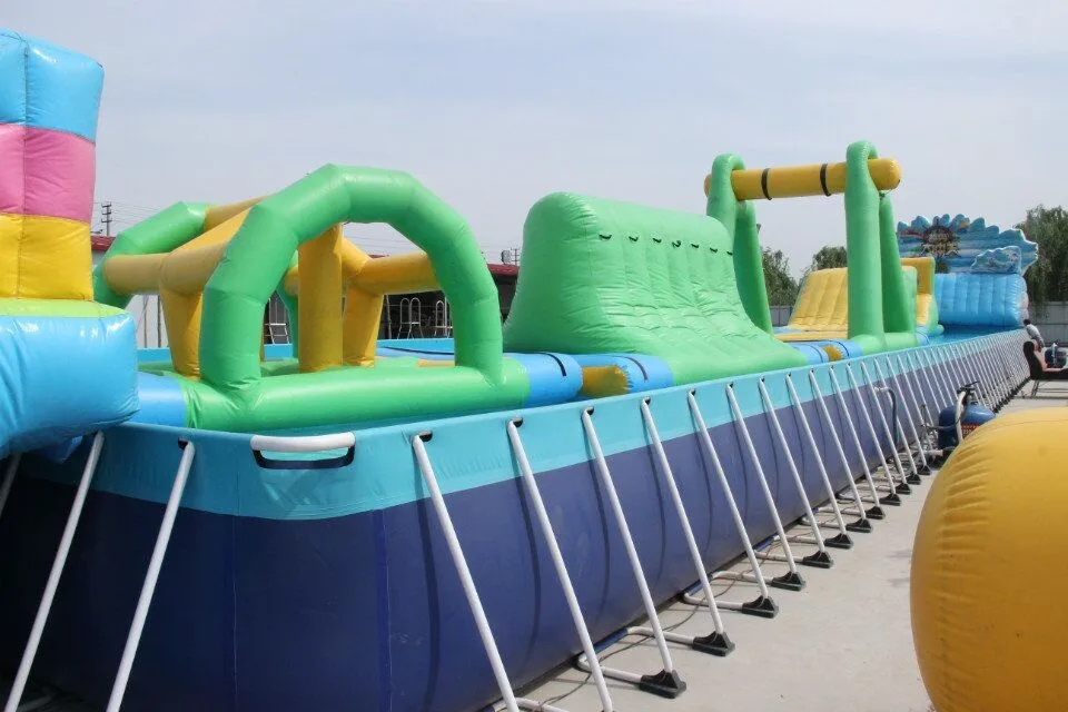 Commercial Used Water Park Metal Frame Steel Removable Swimming Pool ...