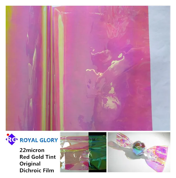22micron Iridescent Mylar Film Roll for Art Design & Packaging