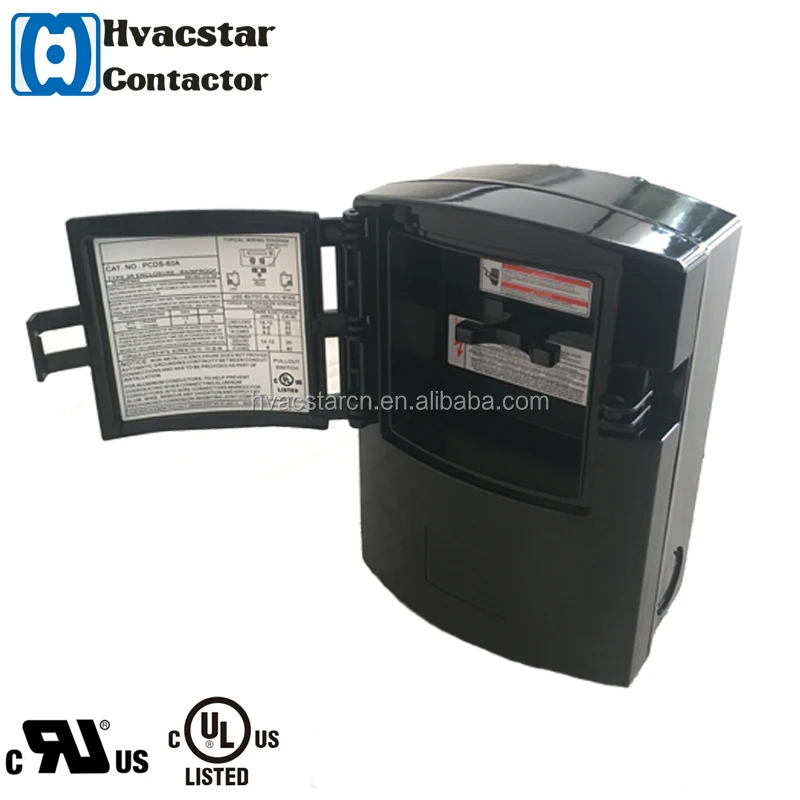 Pcds-30a Fused Ac Disconnect Box Plastic Disconnect Box Pullout Switch ...