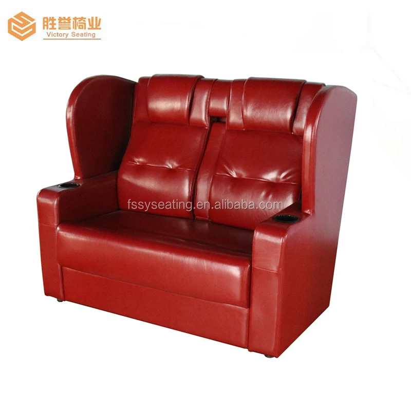 Modern VIP, Luxury Couple Cinema Chairs for IMAX Theater