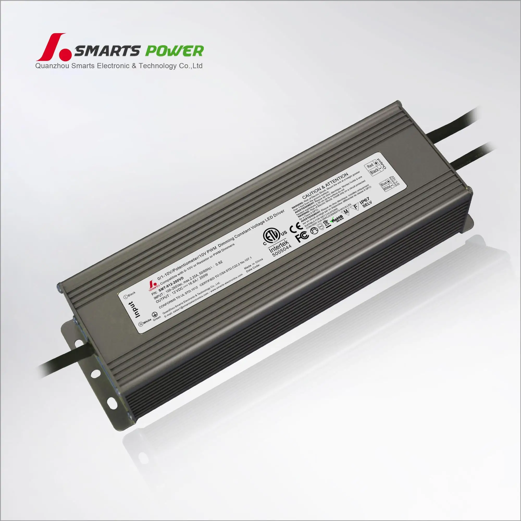 110vac Intertek Led Drivers 0-10v Dimming Led Driver 12v 200w - Buy 0-10v Dimming Led Driver ...