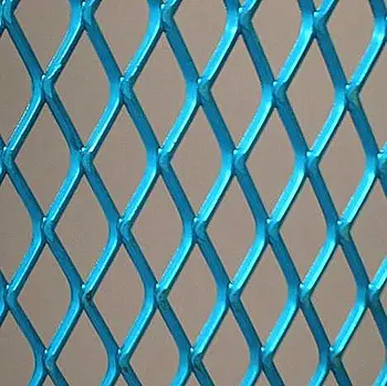 Standard Expanded Metal Mesh Sheet With Plastic Coating - Buy Expanded ...