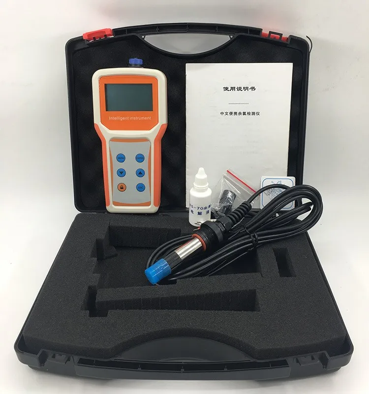 Cln-170 Portable Residual Chlorine Meter Free Chlorine Sensor Cl Tester ...