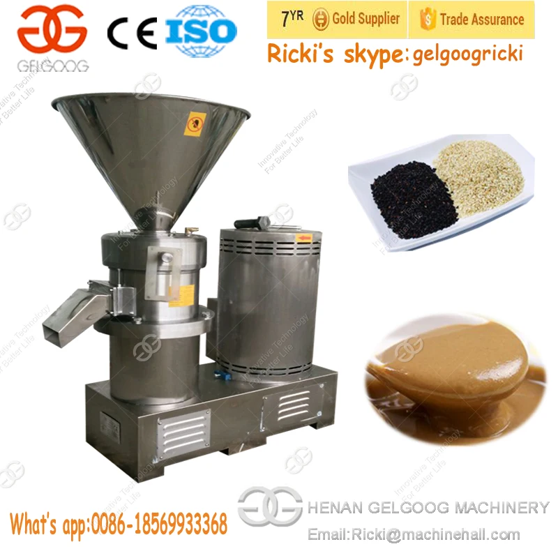 Commercial Chickpea Paste Grinding Machine Hummus Peanut Butter Making ...