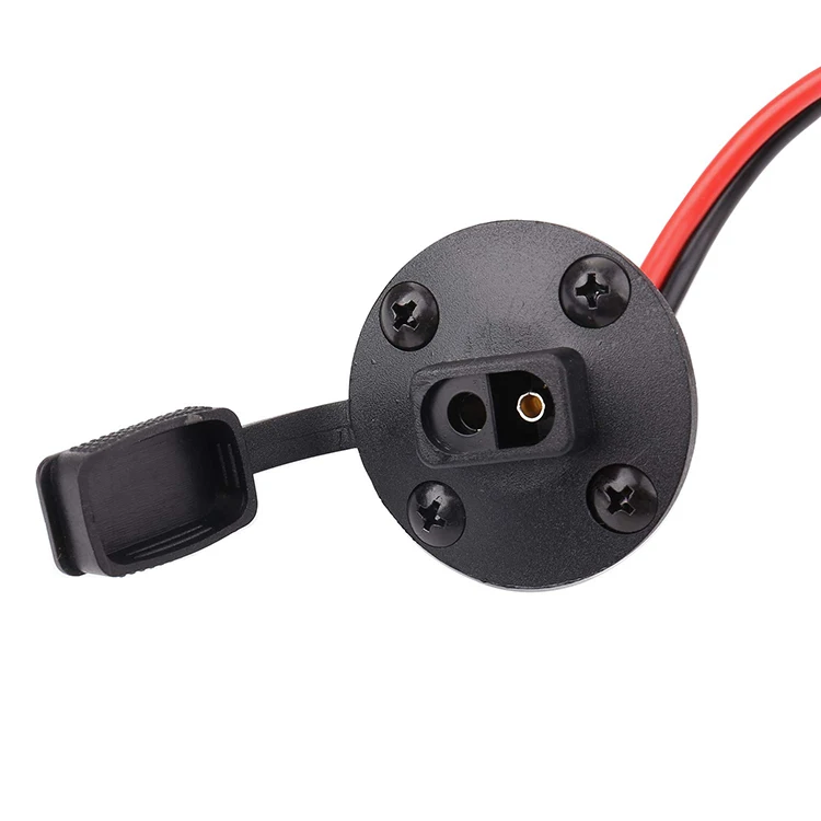 12V Bulkhead Weatherproof Panel Mount Connector SAE Roof Sidewall Port