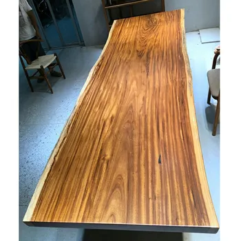 Long Whole Piece Tree Log Walnut Wood Slab Table Top For Dining Table ...