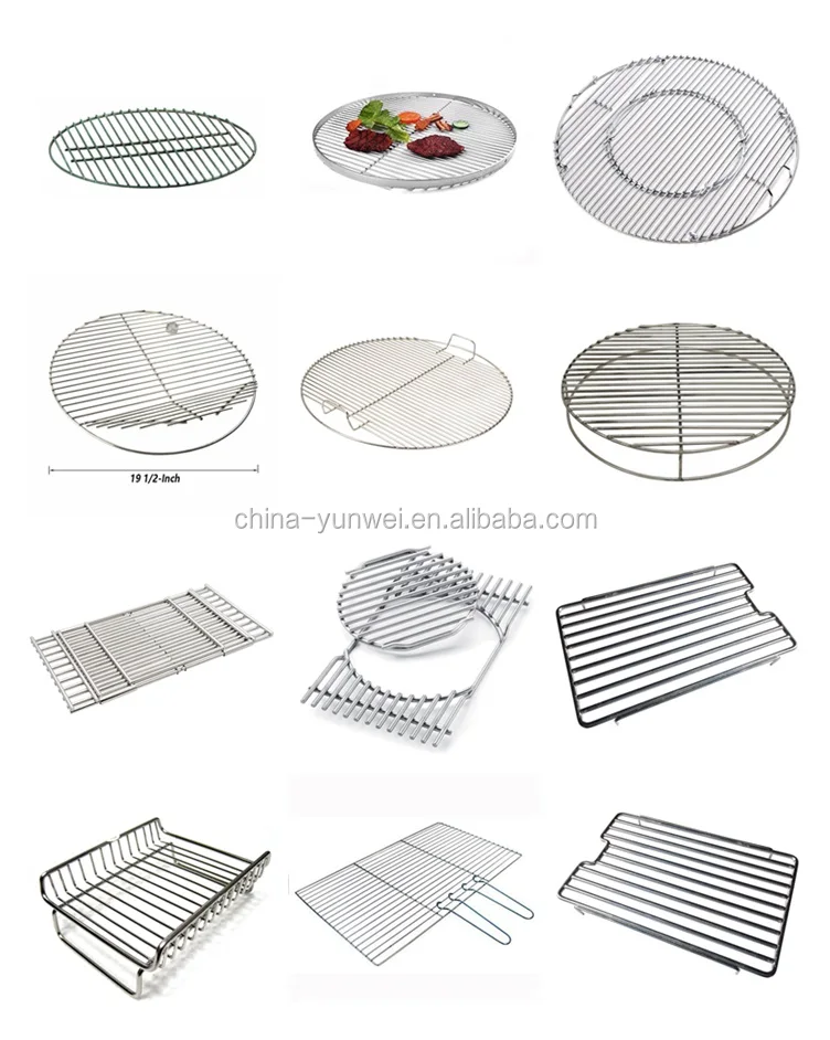 Stainless Steel Disposable Barbecue Grill Wire Mesh Bbq Net - Buy Bbq ...