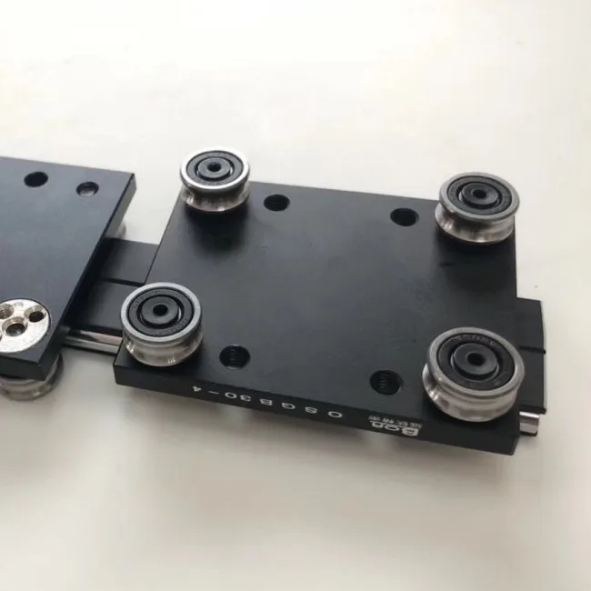 Dual 축 슬라이드 Rail 롤러 Linear Guide Rail 와 Linear 슬라이드 Block OSG25 ...