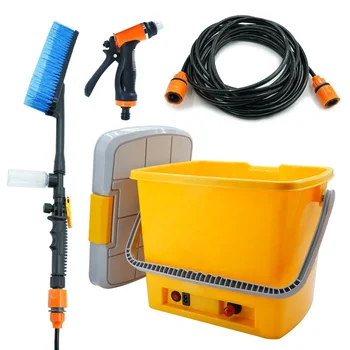 High-pressure Car Washing Equipment Set 20l Bucket 12v Portable Car ...