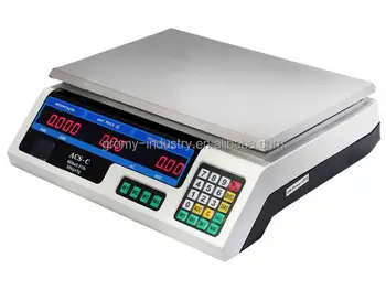 Fruit And Vegetable Scales Commercial Weighing Scales 30kg - Buy ...
