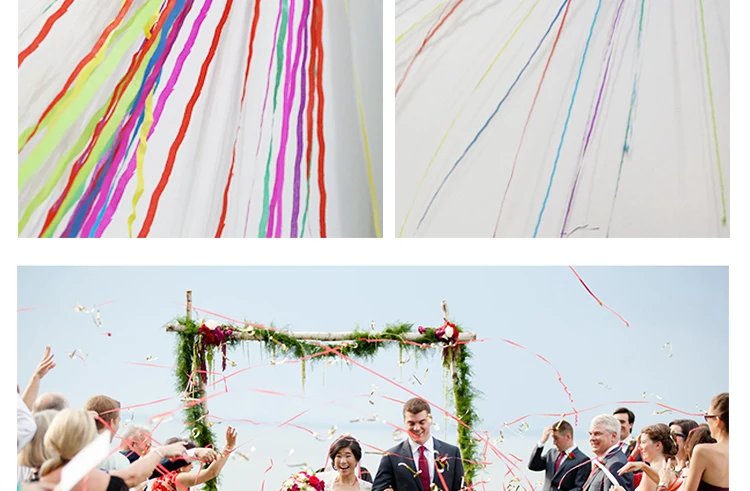 Boomwow High Quality Magic White Hand Throw Streamers For Performance ...