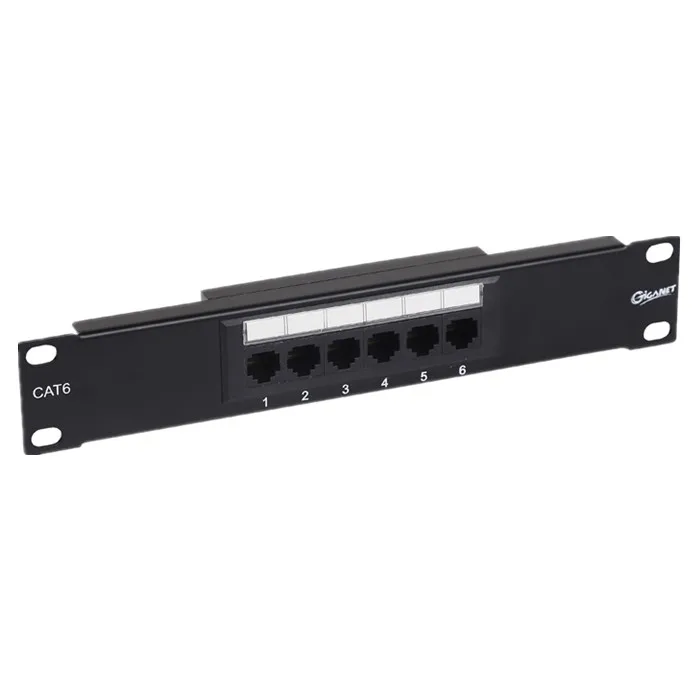 Cat6 Utp 6 Port Patch Panel With Label Window - Buy Patch Panel,6 Port ...