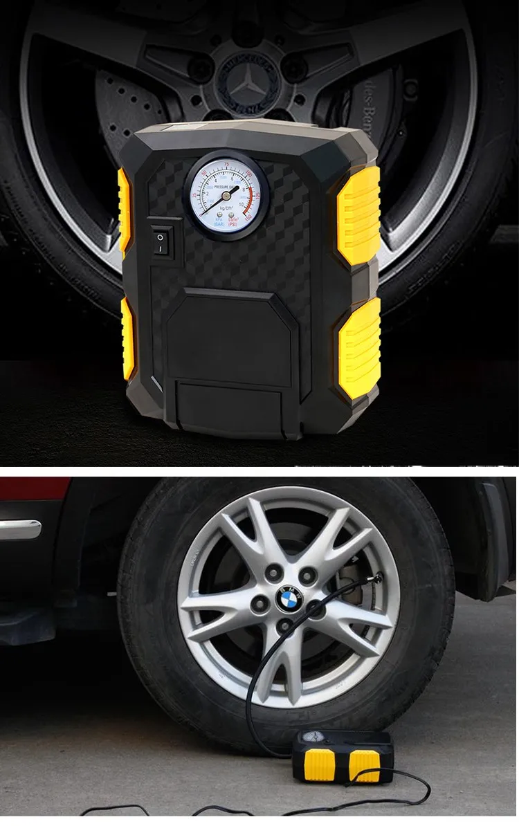 DV12V 150PSI Car Tyre Compressor Pump - Portable & Efficient