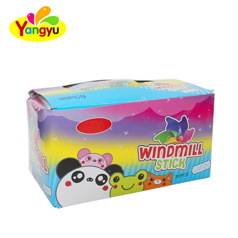 Fruity Flavors Funny Windmill Stick Toy Diamond Lollipop Candy - Buy ...