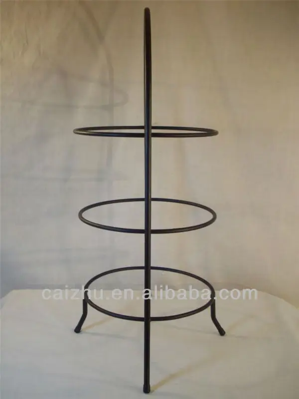 3 Tier Metal Cake Plate Stand - Buy 3-tier Metal Plate Stand,Metal Cake ...