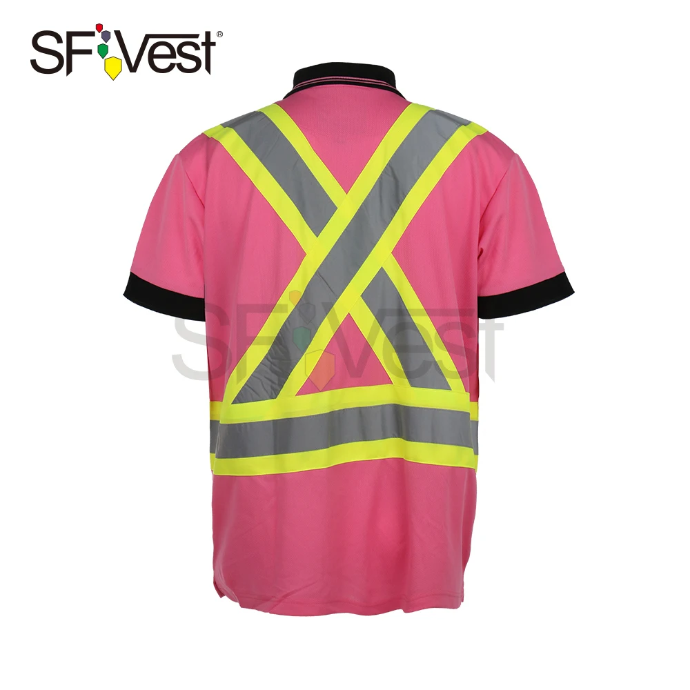 Hi Visibility Factory Ppe Pink Lady Women Popular Fashion Work Uniform ...