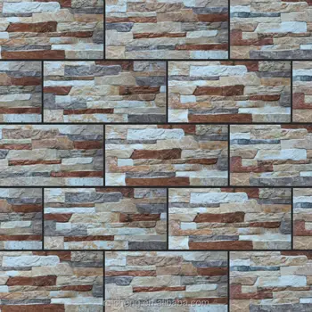 Compound Stone Brick Exterior Ceramic Wall Tiles - Buy Brick Exterior ...
