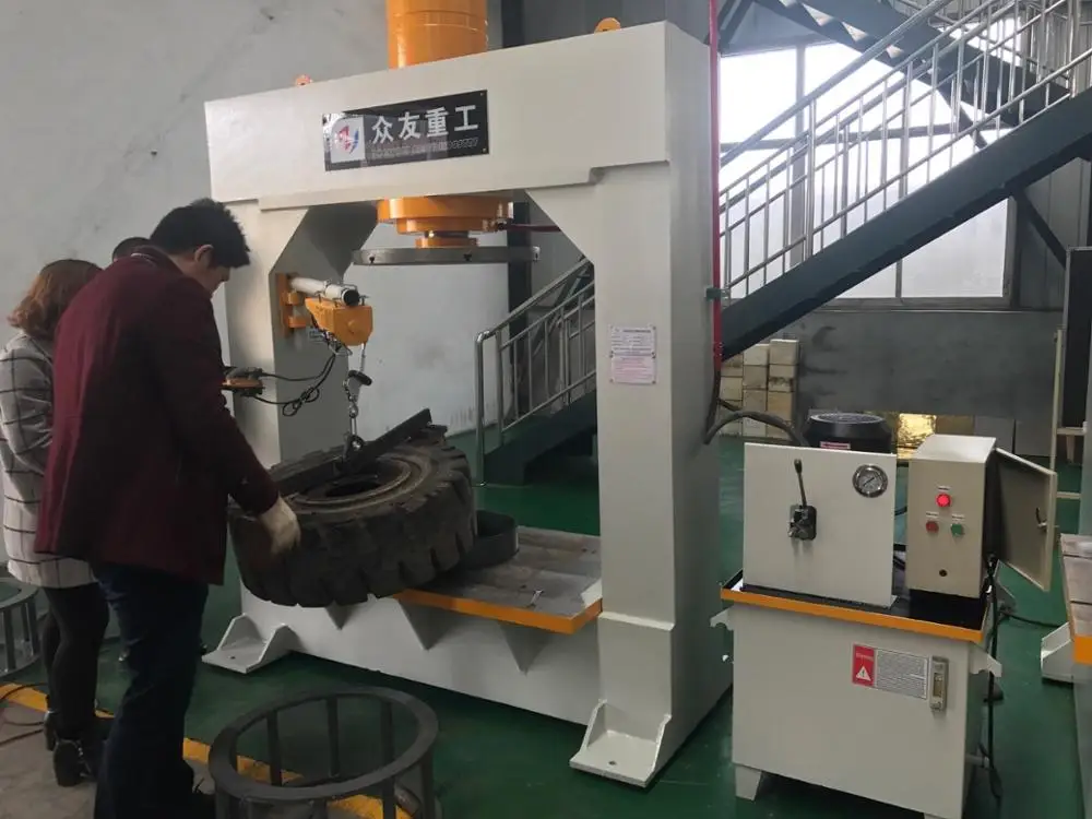 Forklift Solid Tire Press Machine - Durable & Efficient