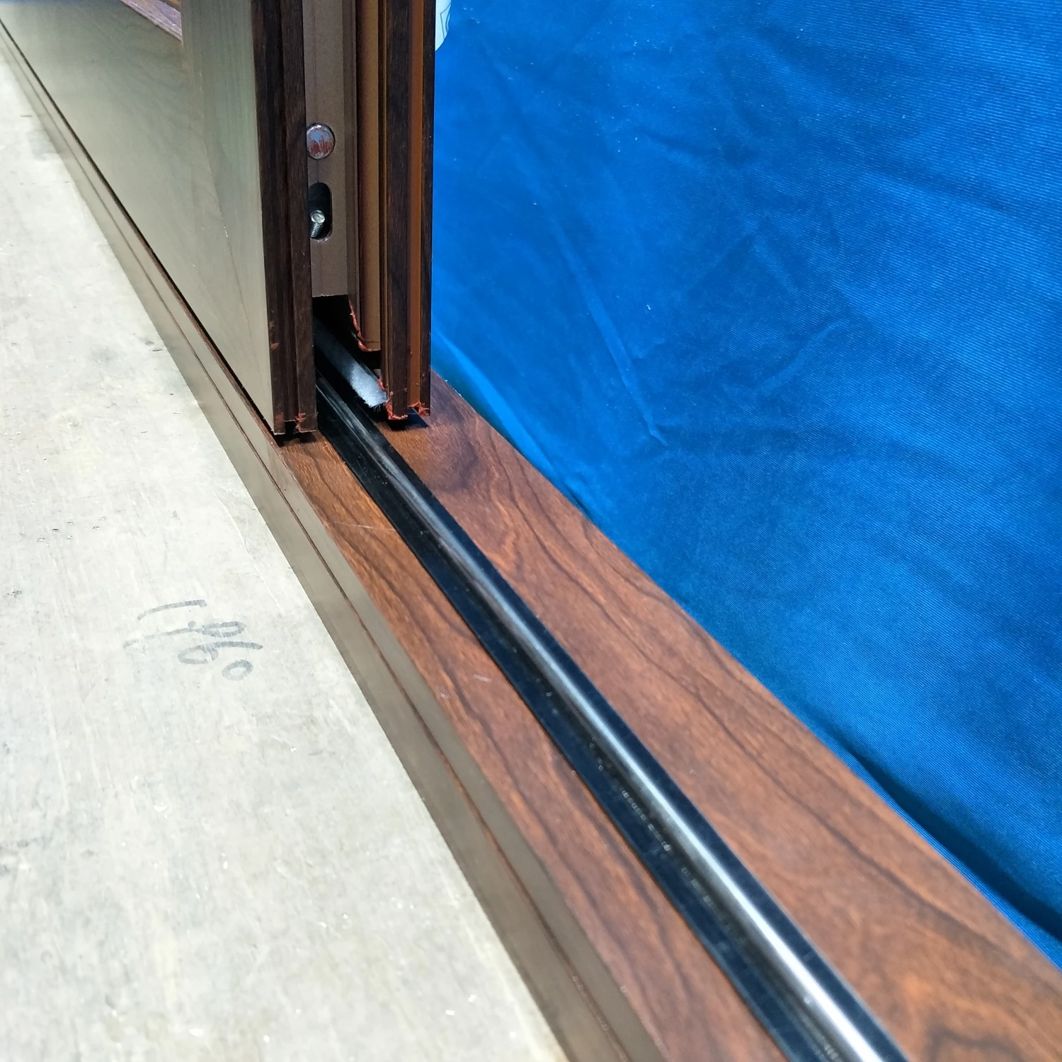 Lz Aluminum Sliding Door Glass Inserts Blinds Built In Blinds Inside ...