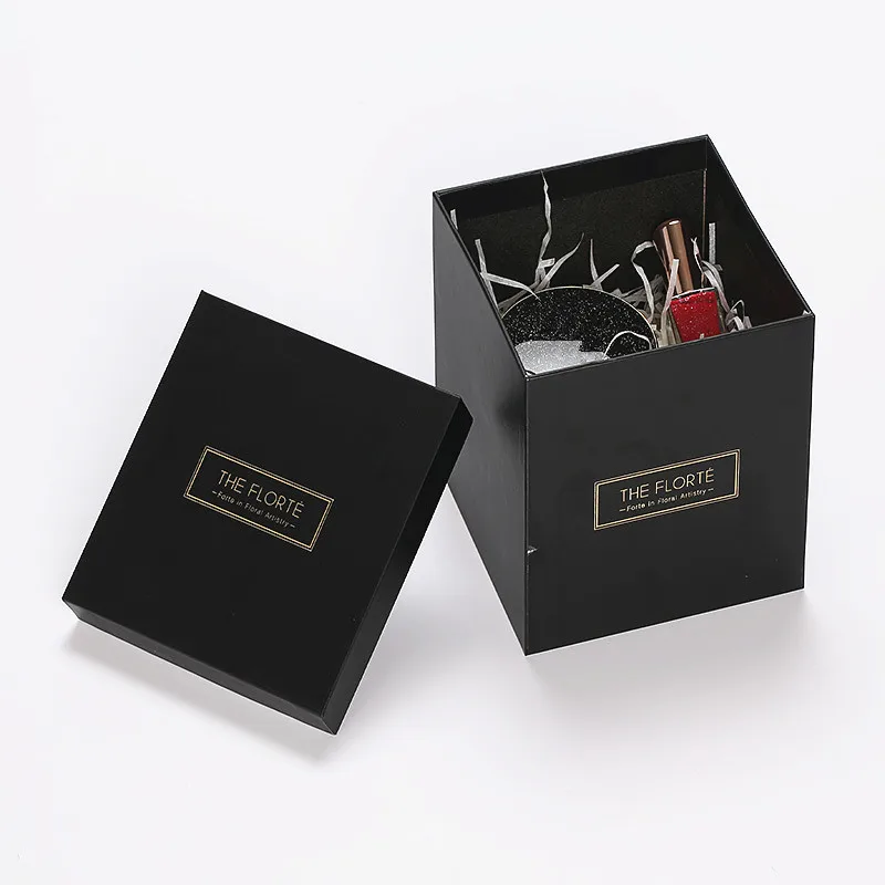 Luxury Small Square Rigid Paper Packaging Ribbon Jewellery Bracelet ...