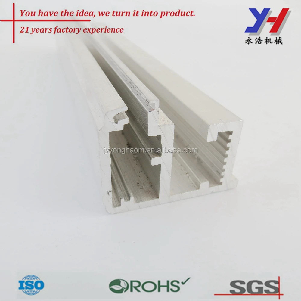 Custom Made Extruded Aluminum Guide Rail With Anodized - Buy Aluminum ...