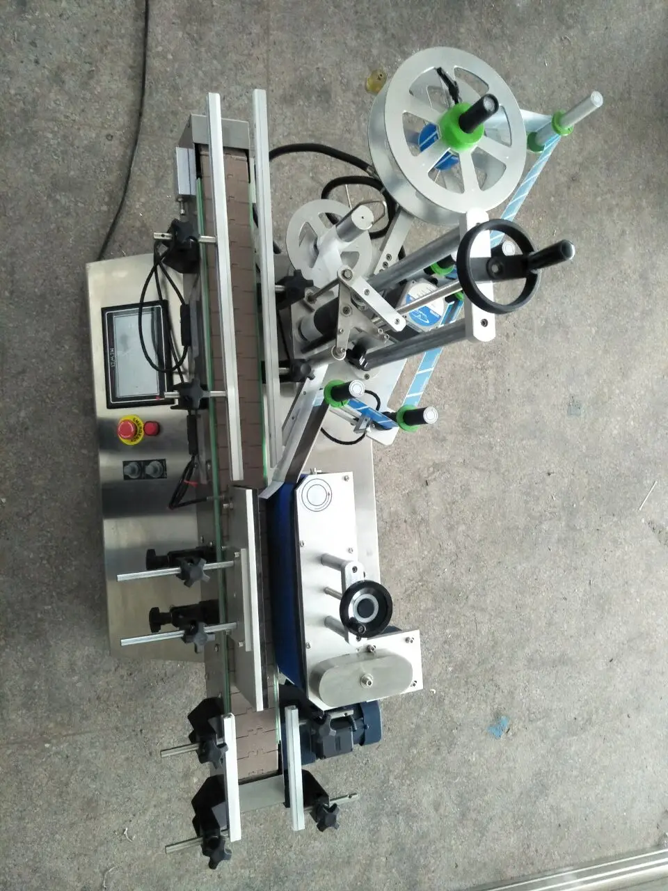 Benchtop Automatic Round Bottle Vial Labeling Machine Suitable For 30-100mm Bottle Diameter ...