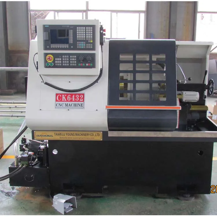 Ck6432 Low Price Small Cnc Lathe Manufacturer With Bar Feeder; - Buy ...
